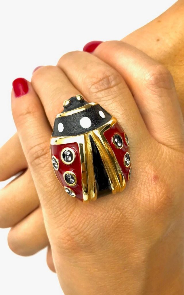 Swarovski Ladybird Ring – AnnibaleBaldini
